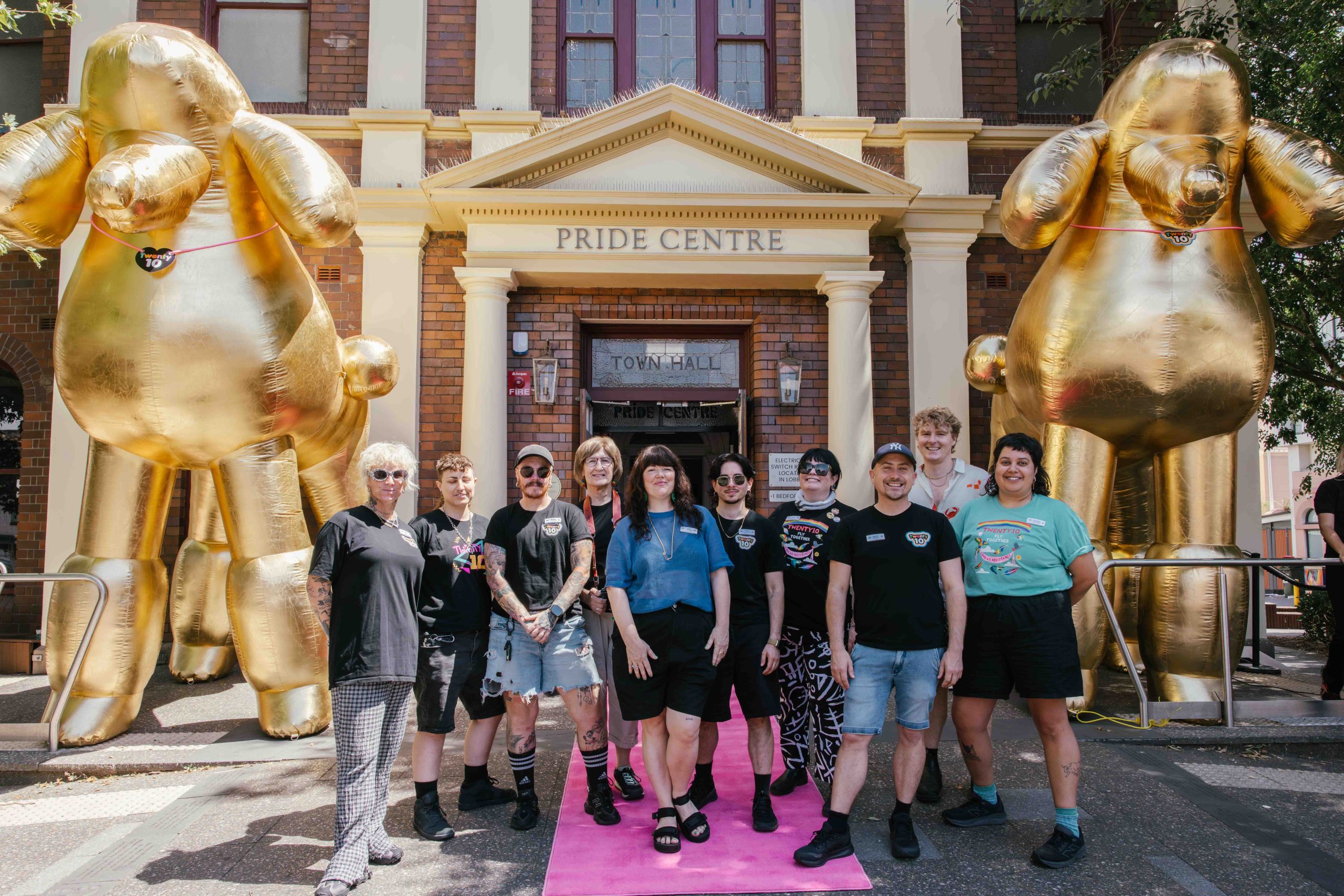 Pride Centre Pink Carpet Staff Photo – Twenty10 NSW